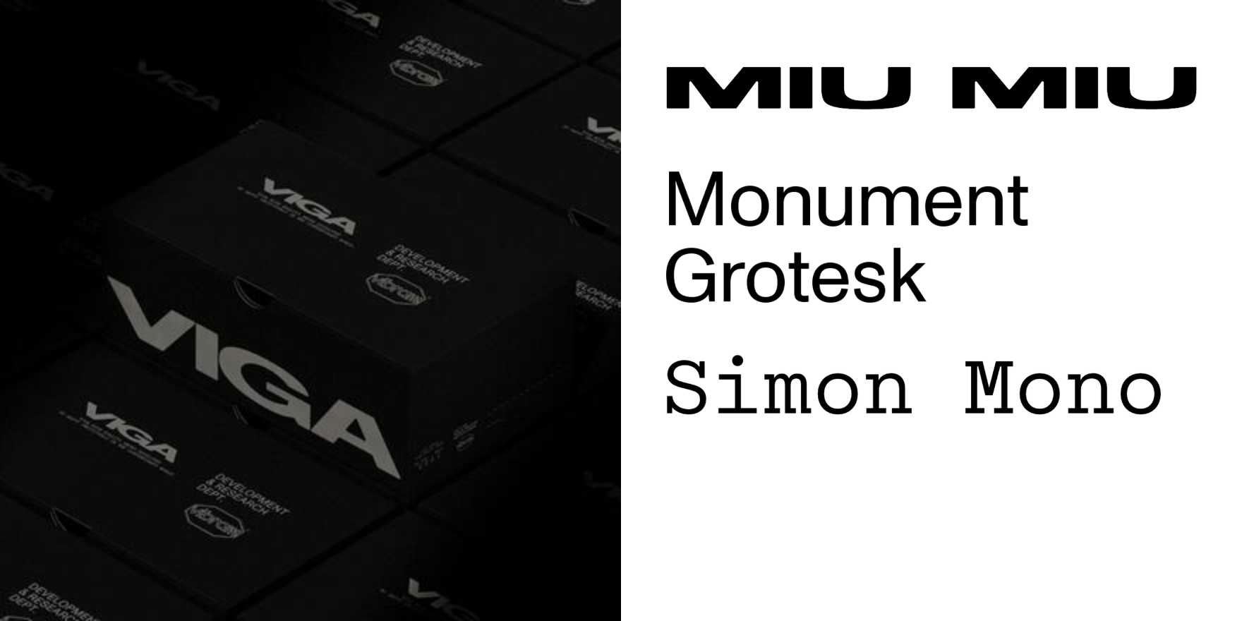 VIGA footwear - Fonts In Use