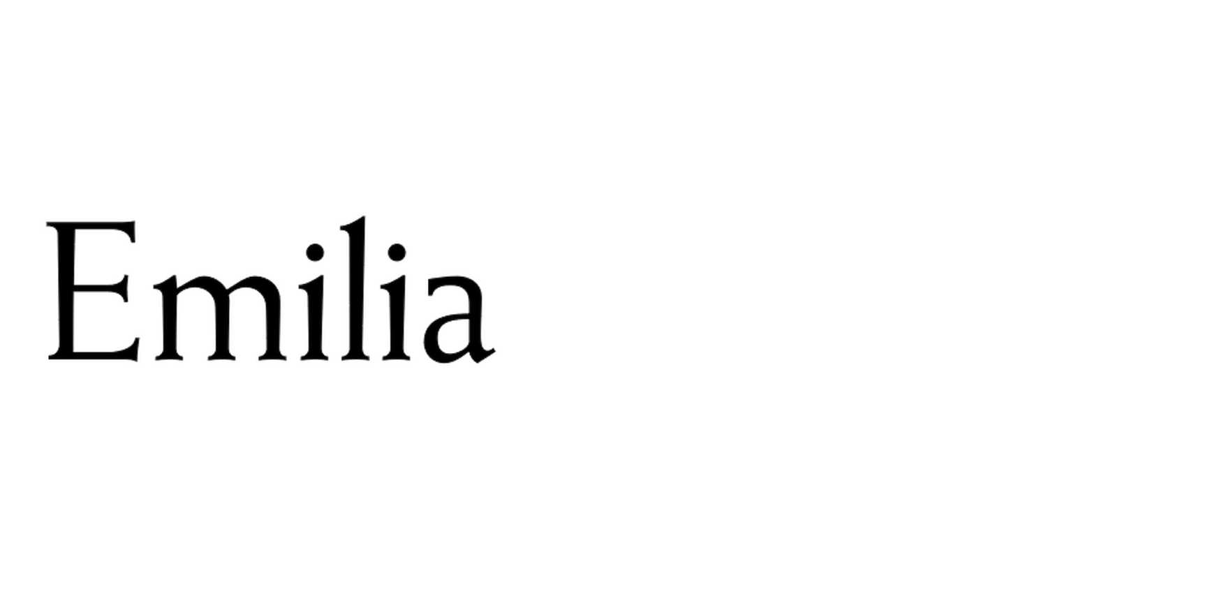 Emilia in use - Fonts In Use