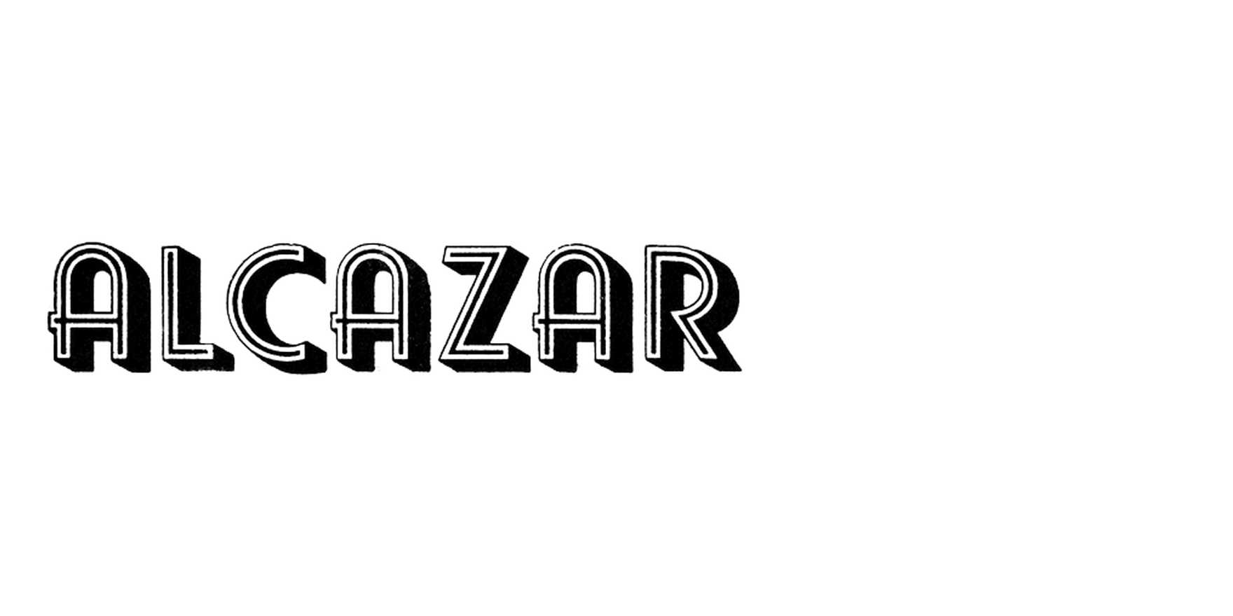 Alcázar in use - Fonts In Use