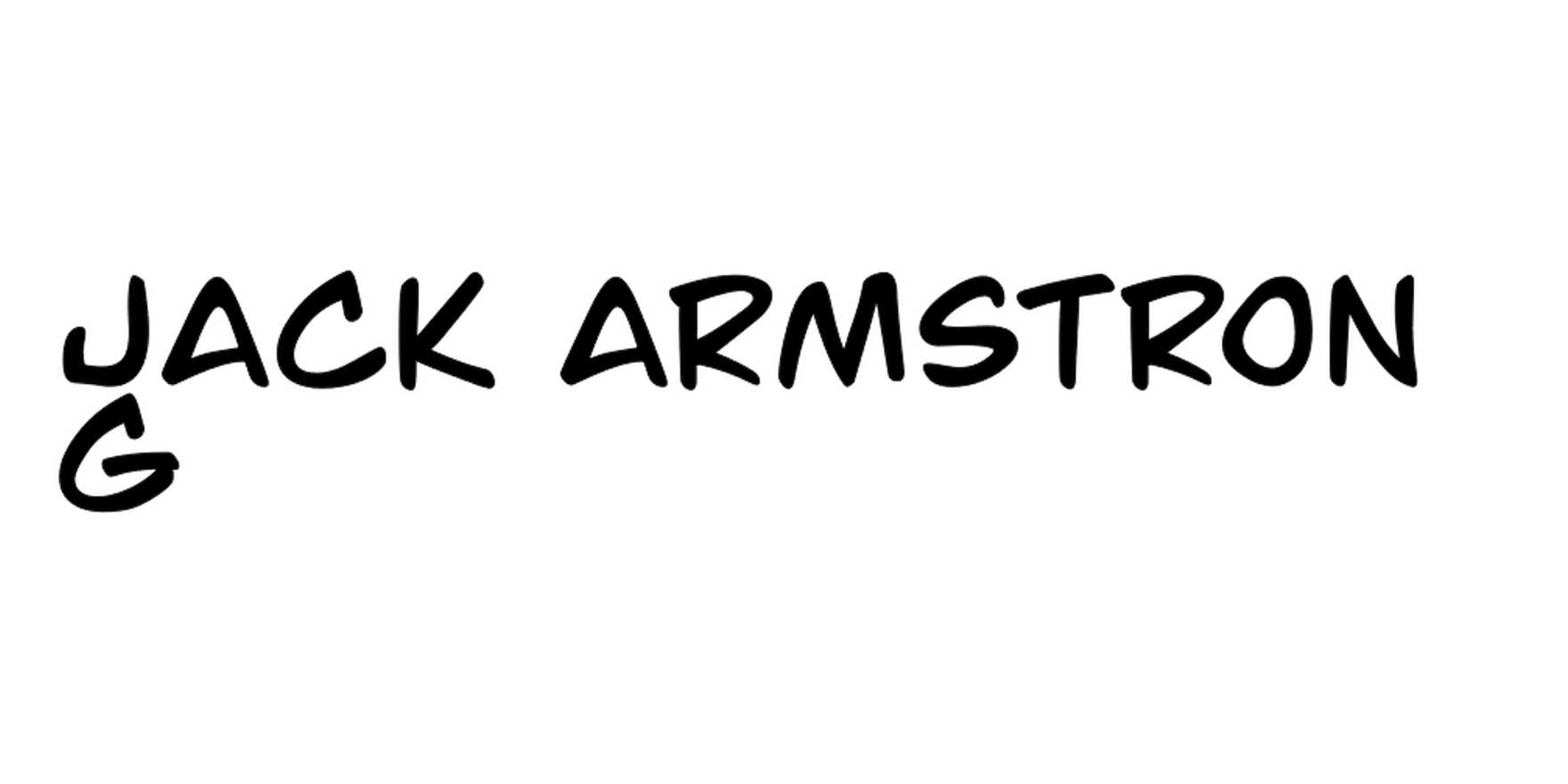 Jack Armstrong in use - Fonts In Use
