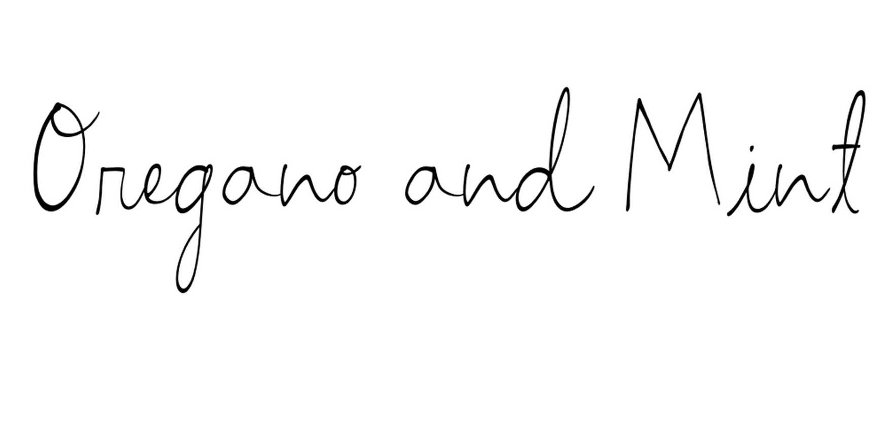 Oregano and Mint in use - Fonts In Use