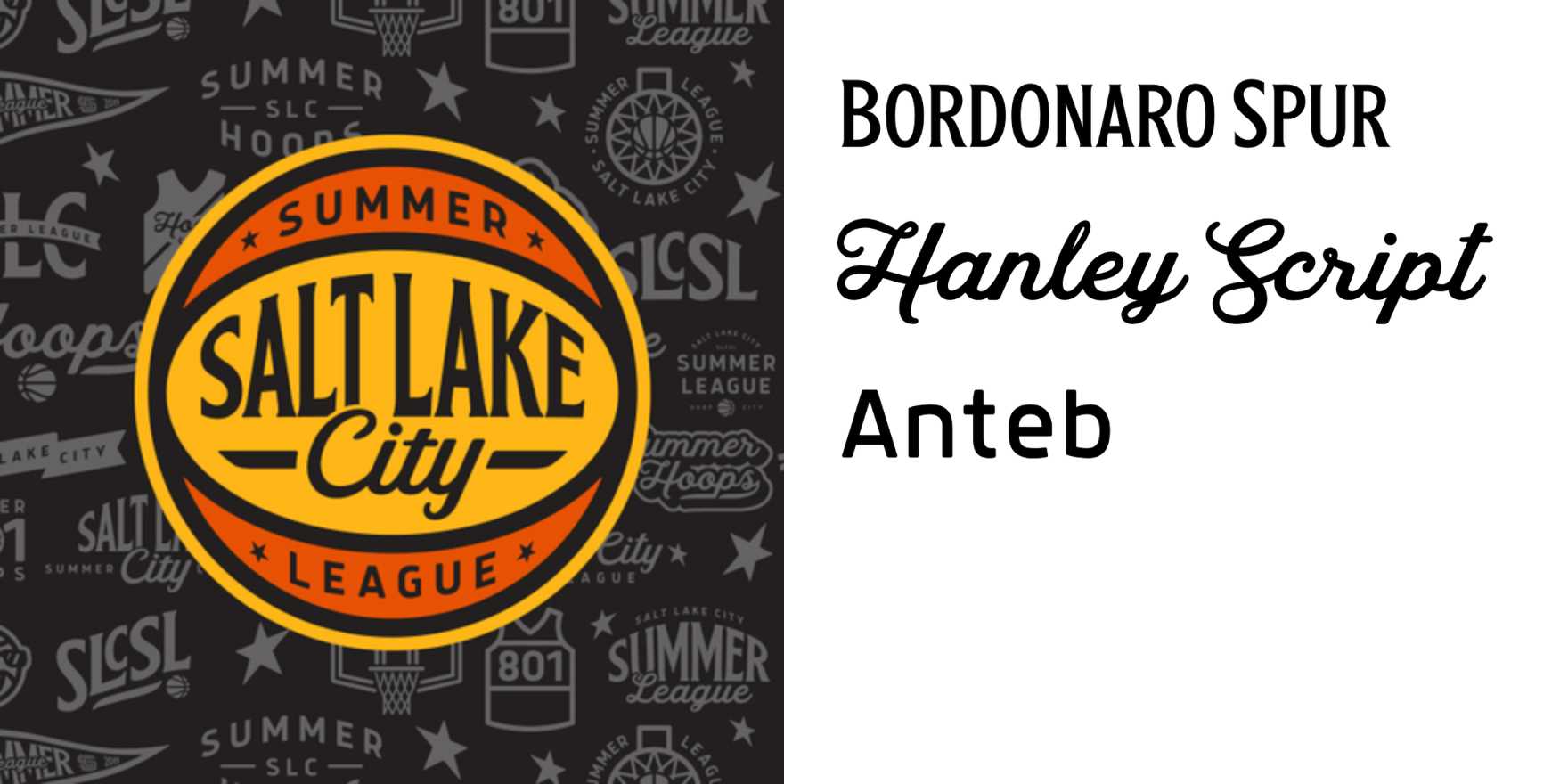 Salt Lake Summer City League - Fonts In Use