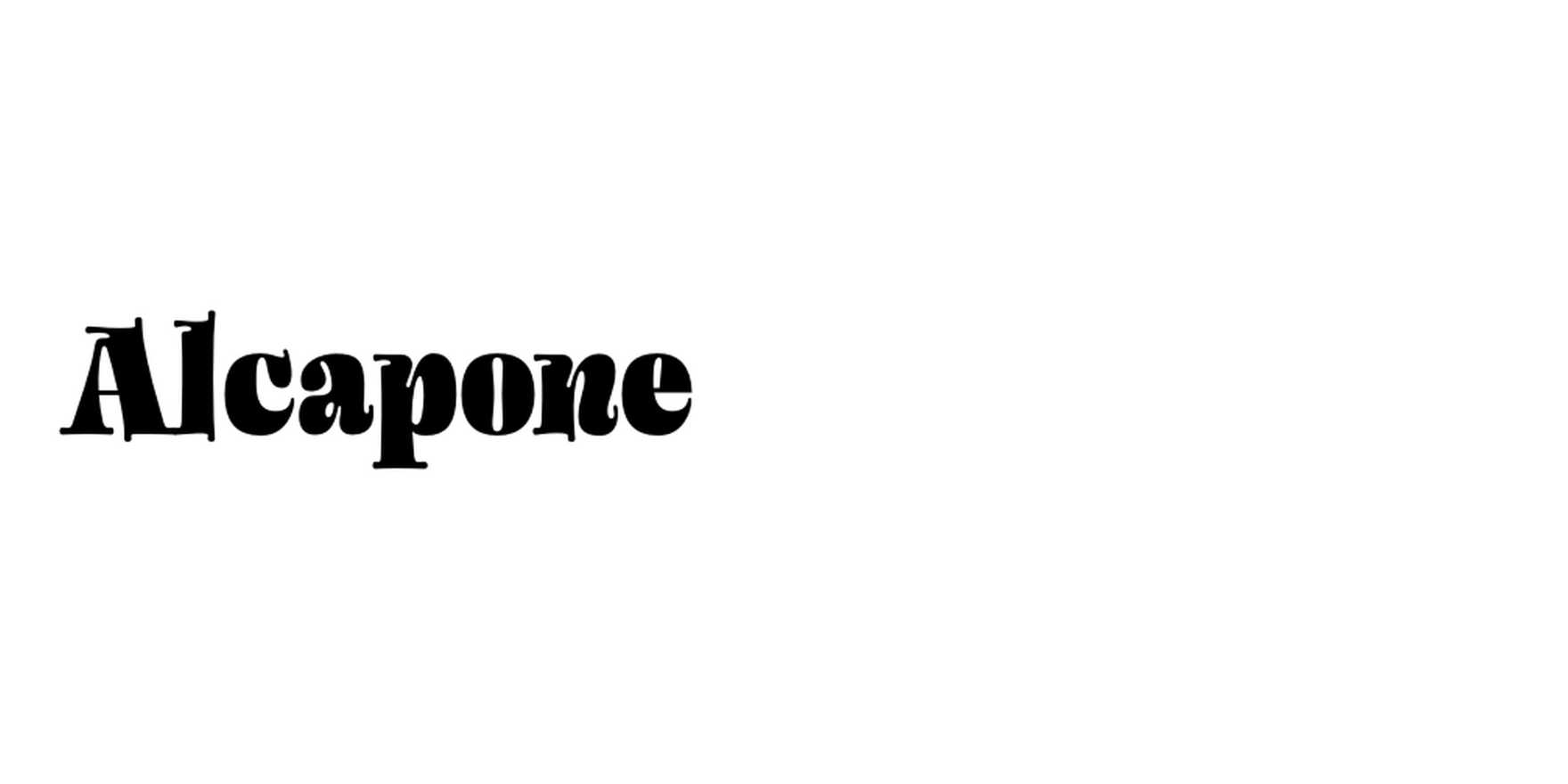 Alcapone in use - Fonts In Use