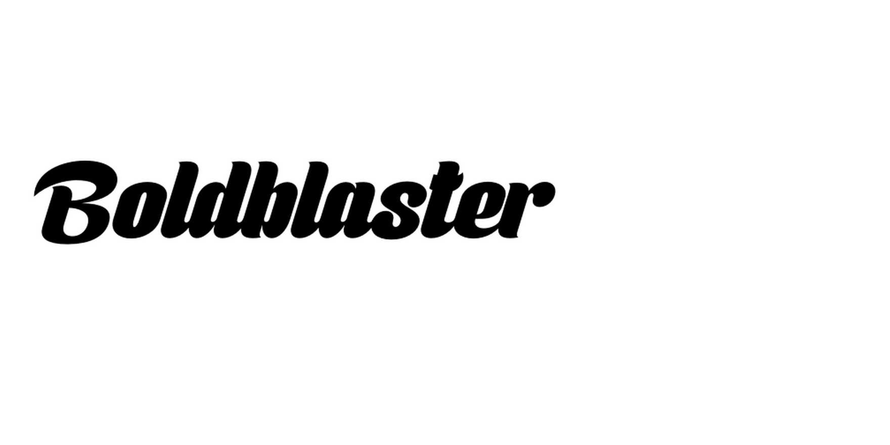 Boldblaster in use - Fonts In Use