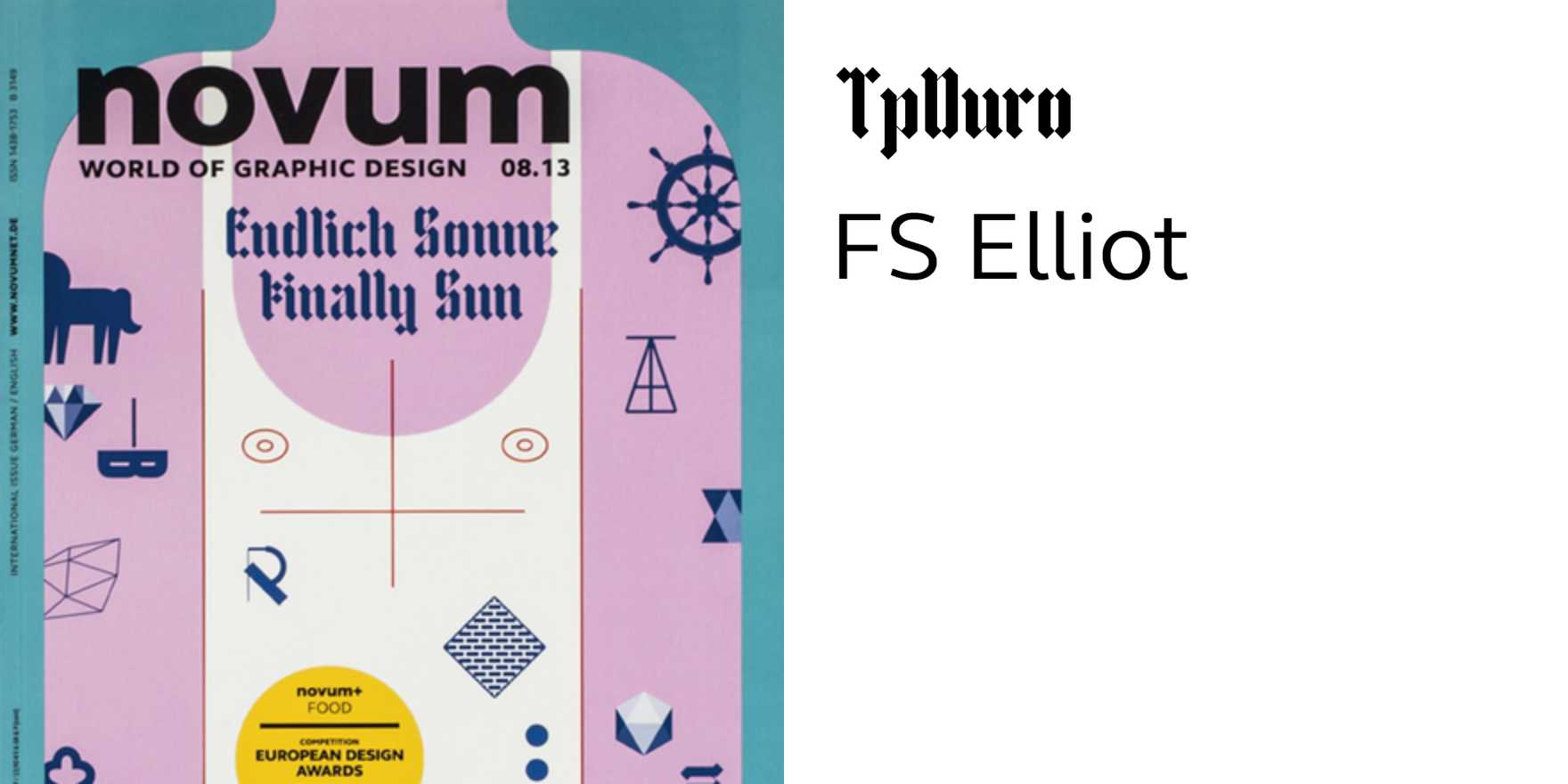 Novum magazine, Issue 8/2013 - Fonts In Use