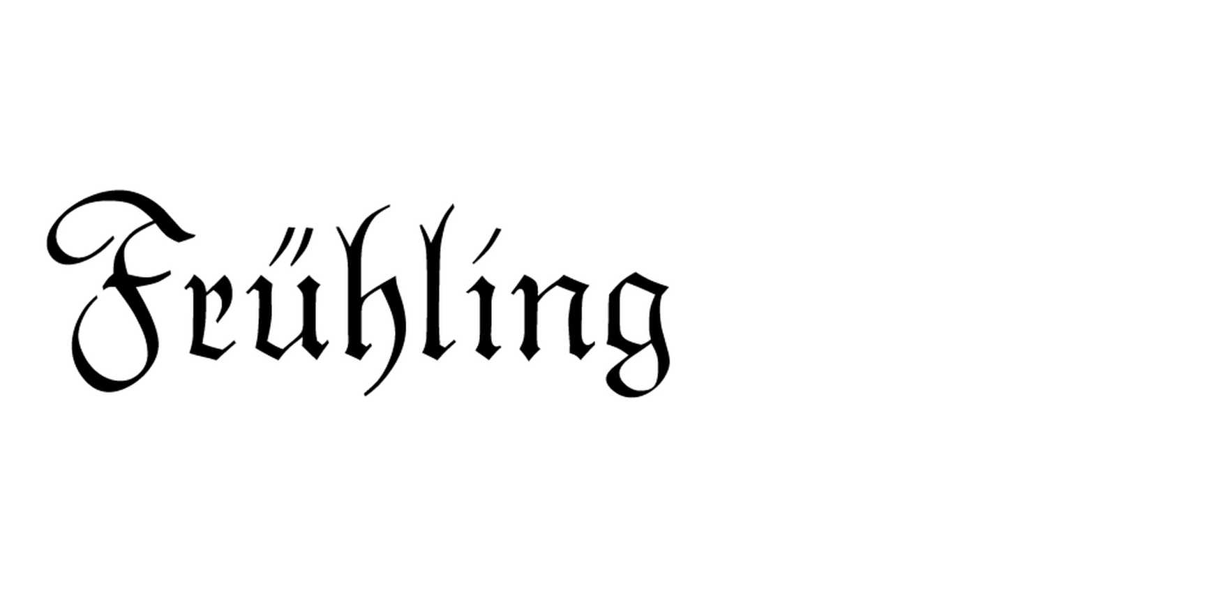 Frühling in use - Fonts In Use