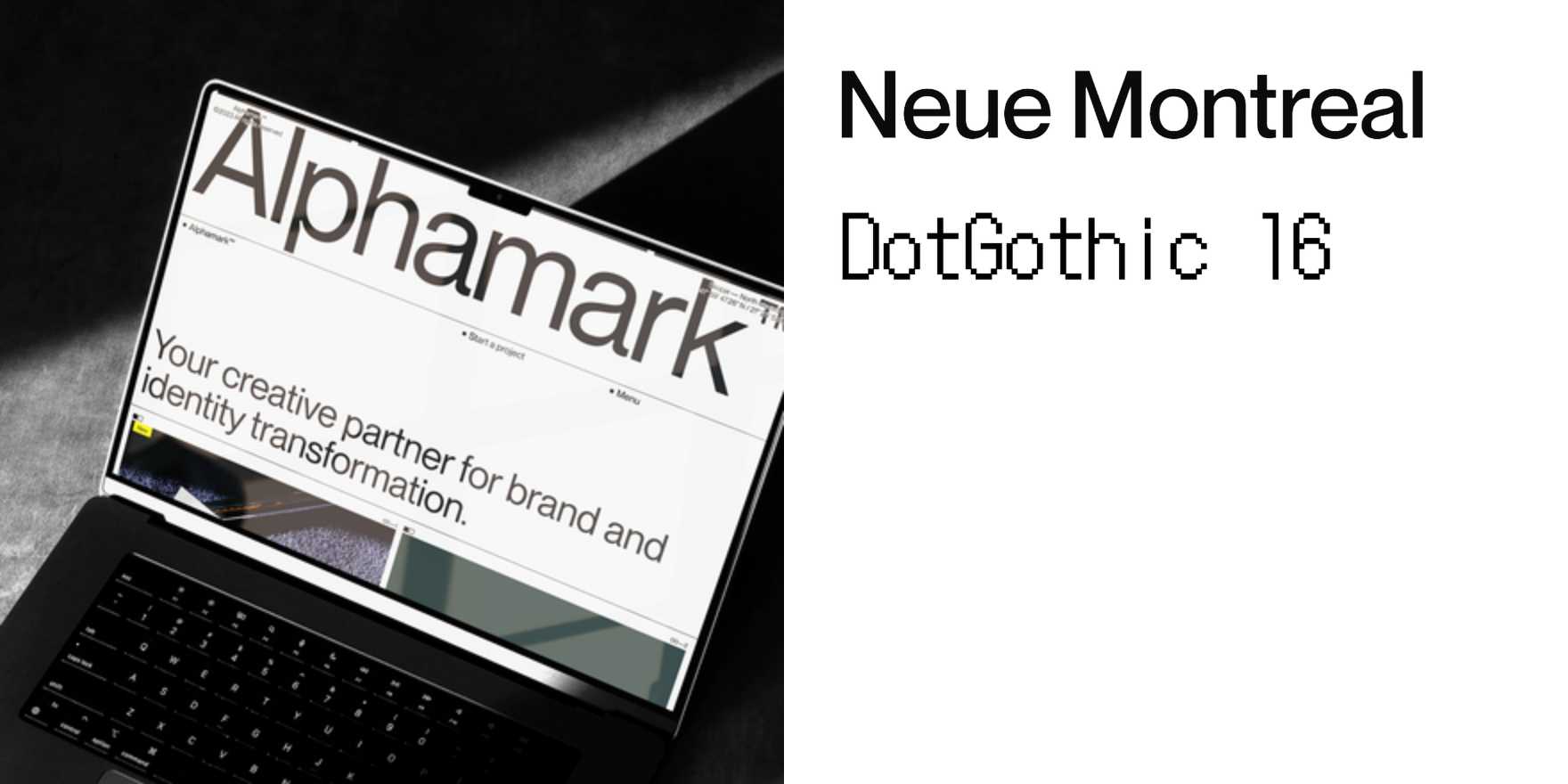 Alphamark - Fonts In Use