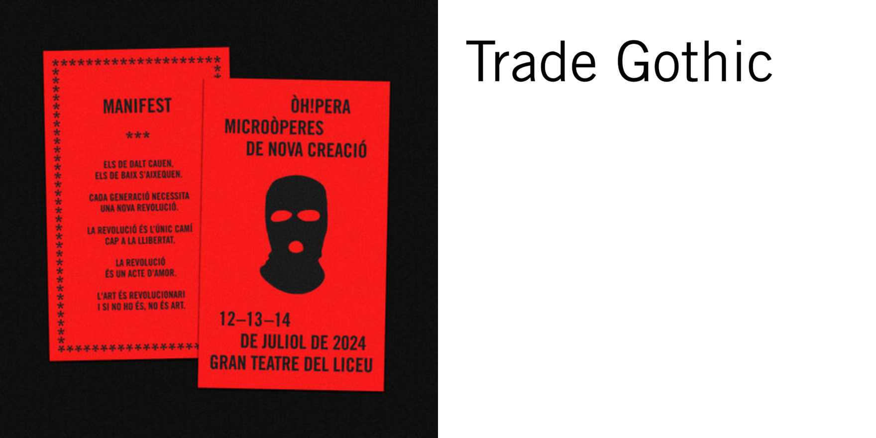 Òh!pera 2024 - Fonts In Use