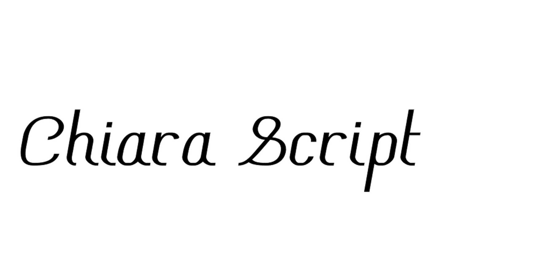 Chiara Script in use - Fonts In Use