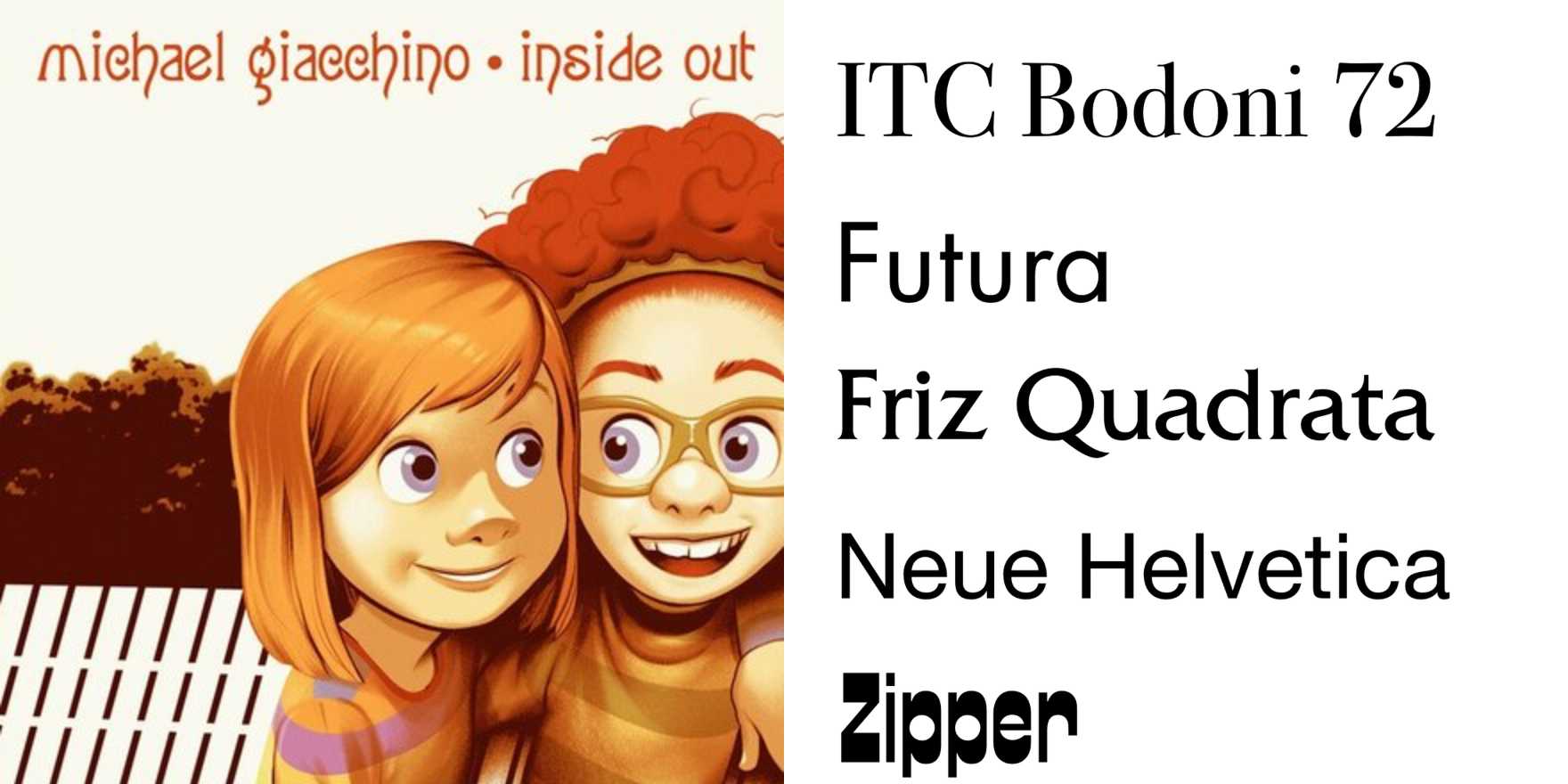 Inside Out 7-inch single series and posters - Fonts In Use