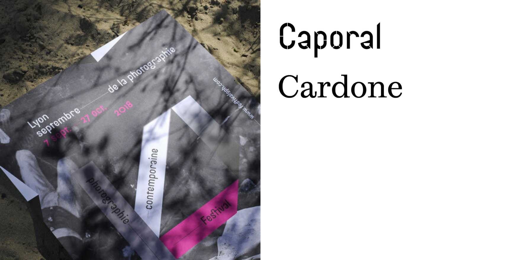 Festival 9PH: Photographie et image contemporaine 2018 - Fonts In Use