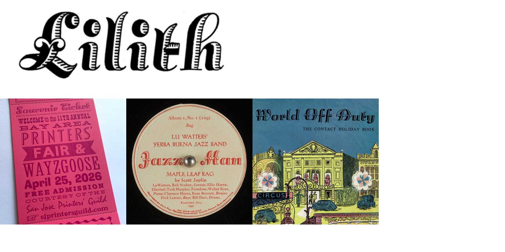 Lilith in use - Fonts In Use