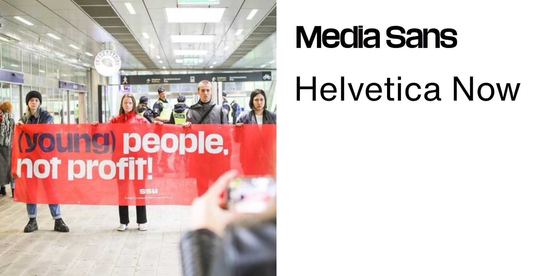 SSU visual identity - Fonts In Use