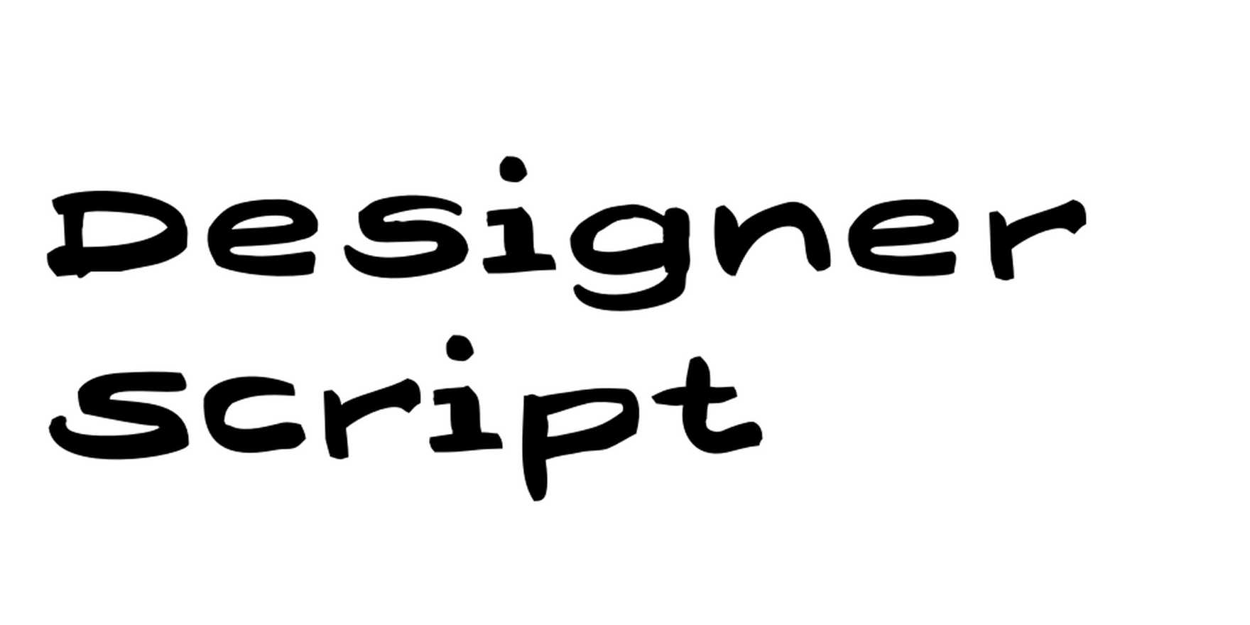 Designer Script in use - Fonts In Use