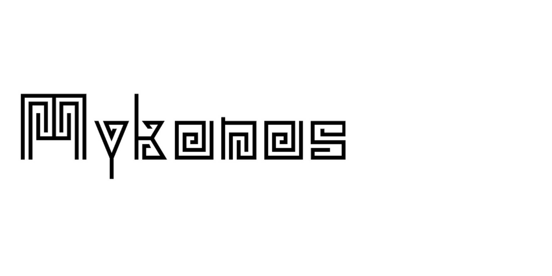 Mykonos in use - Fonts In Use