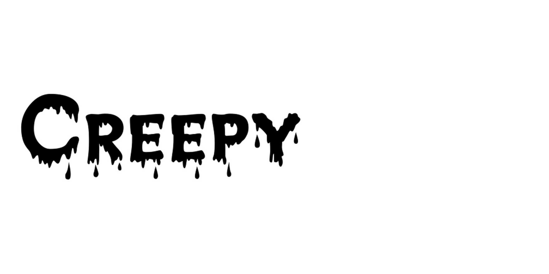 Creepy in use - Fonts In Use