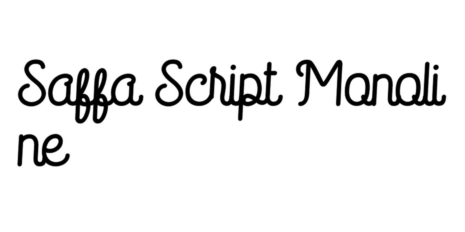 Saffa Script Monoline in use - Fonts In Use