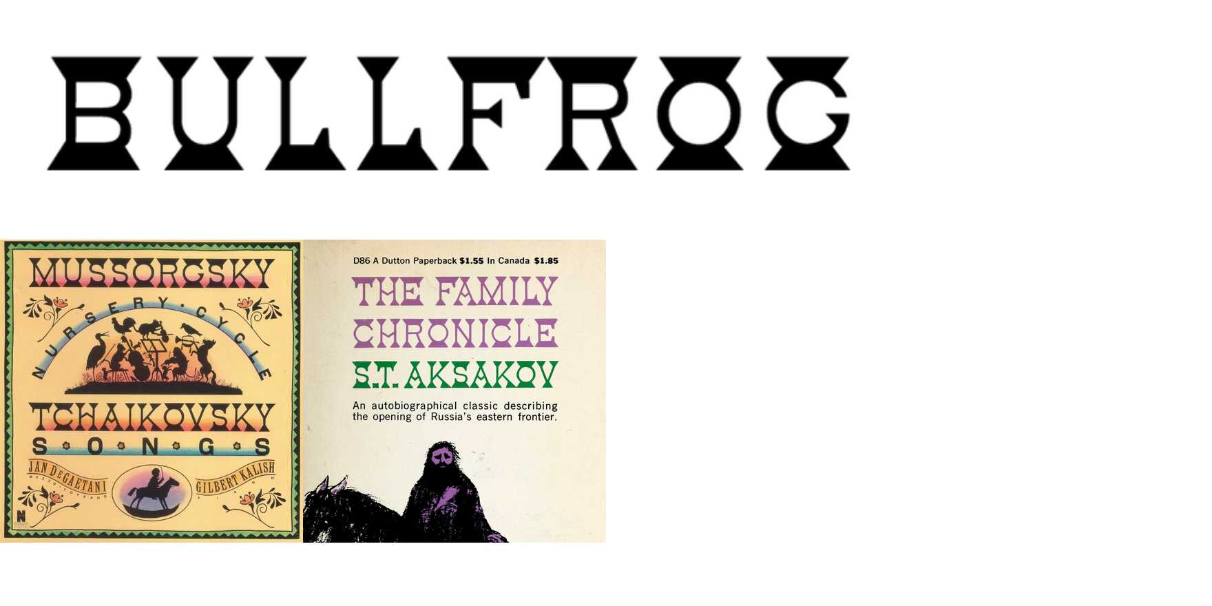 Bullfrog in use - Fonts In Use