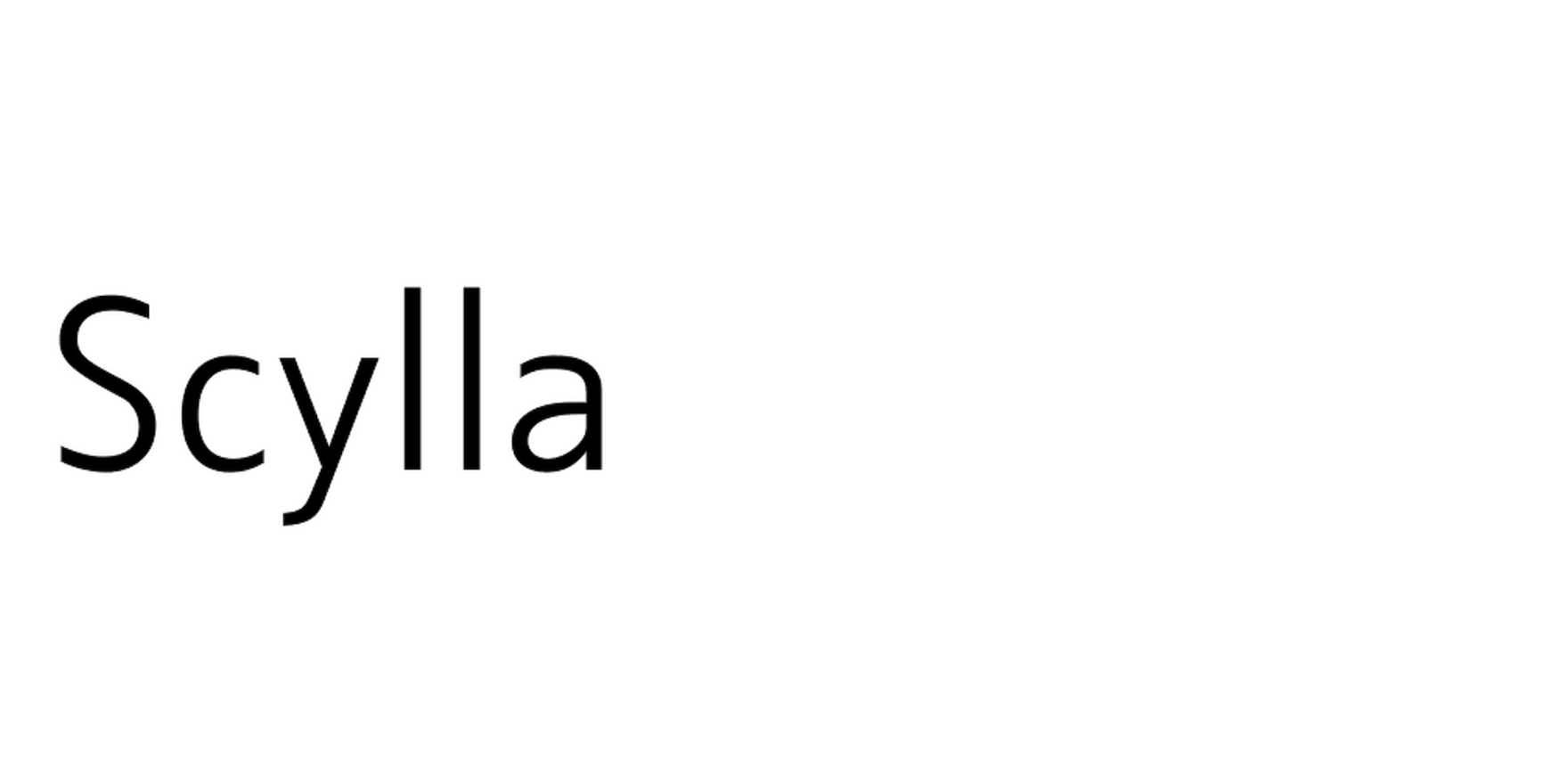 Scylla in use - Fonts In Use