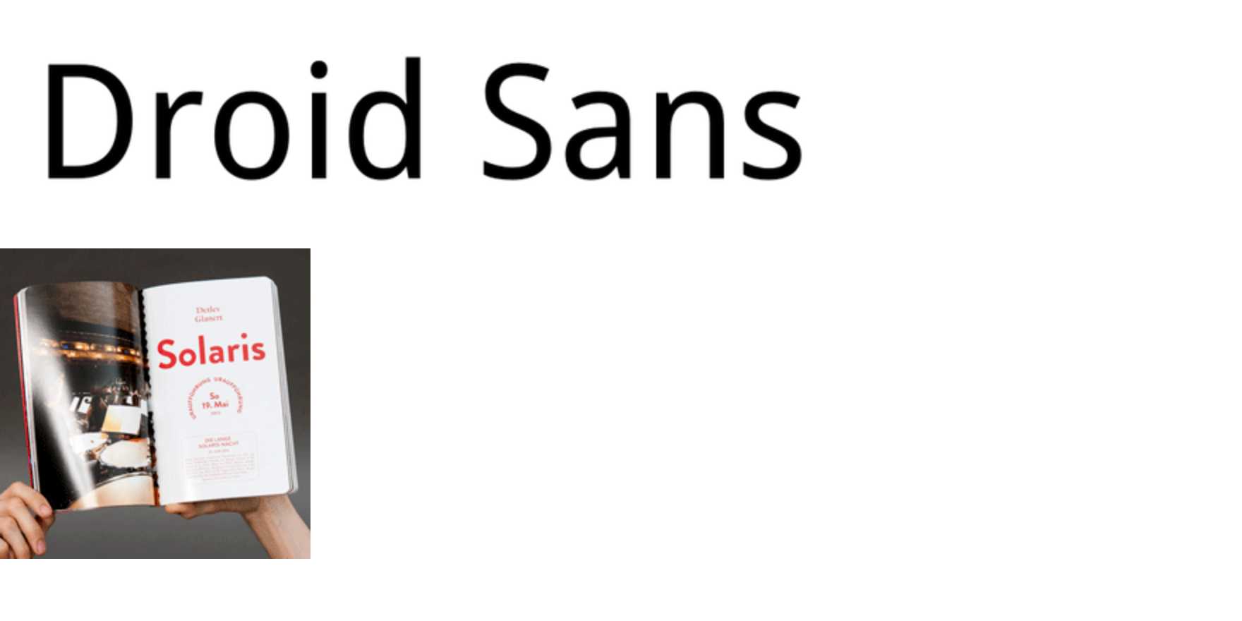 Droid Sans in use - Fonts In Use