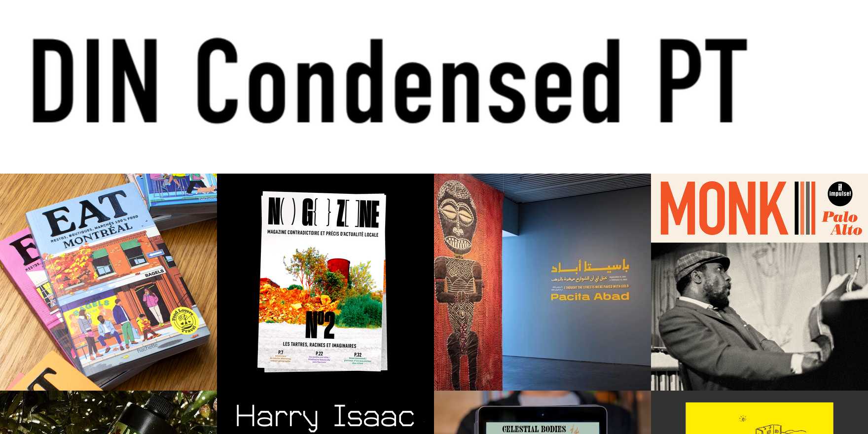 DIN Condensed in use - Fonts In Use