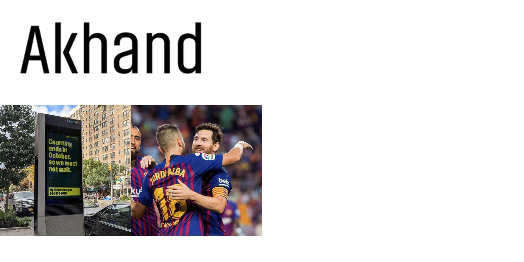 Akhand in use - Fonts In Use