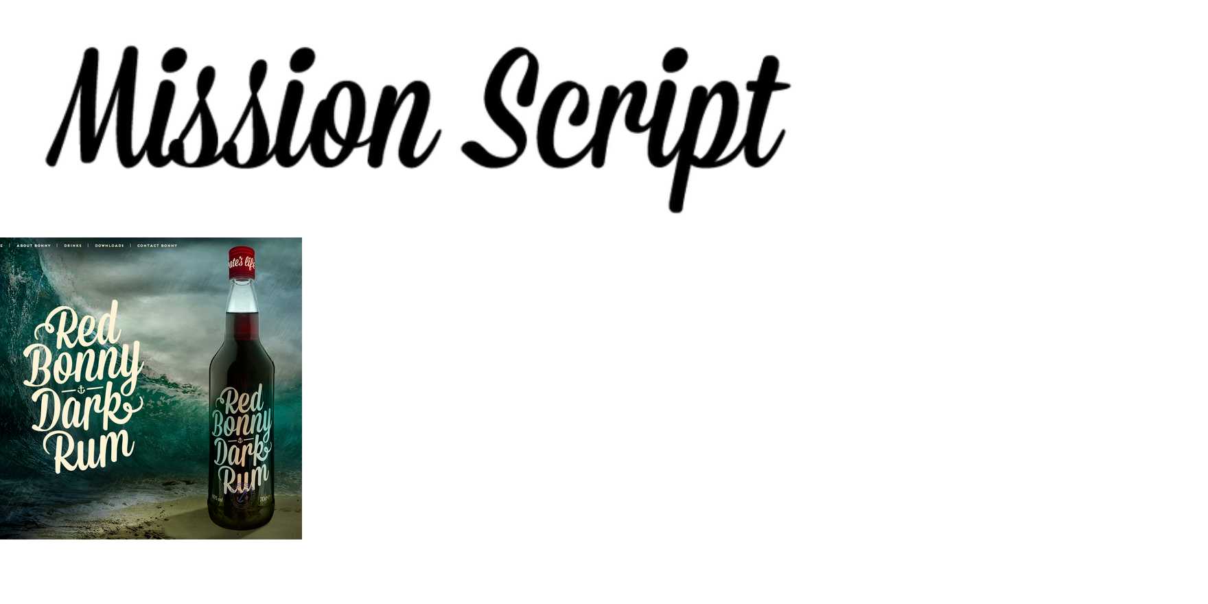 Mission Script in use - Fonts In Use