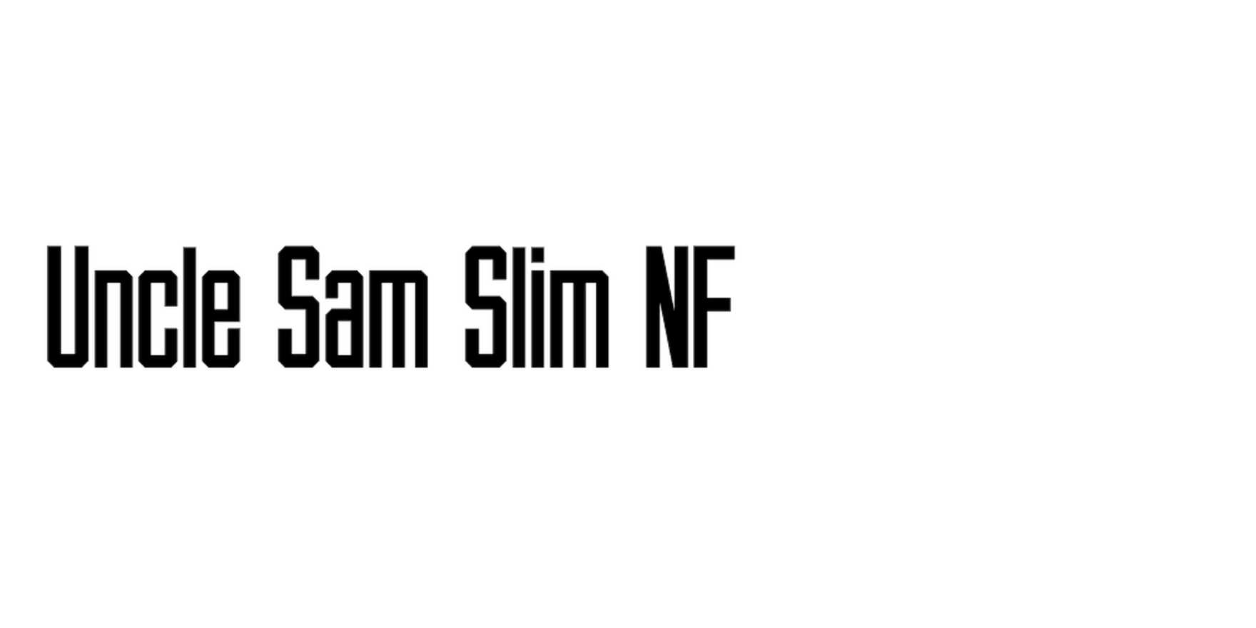 Uncle Sam Slim Nf In Use Fonts In Use