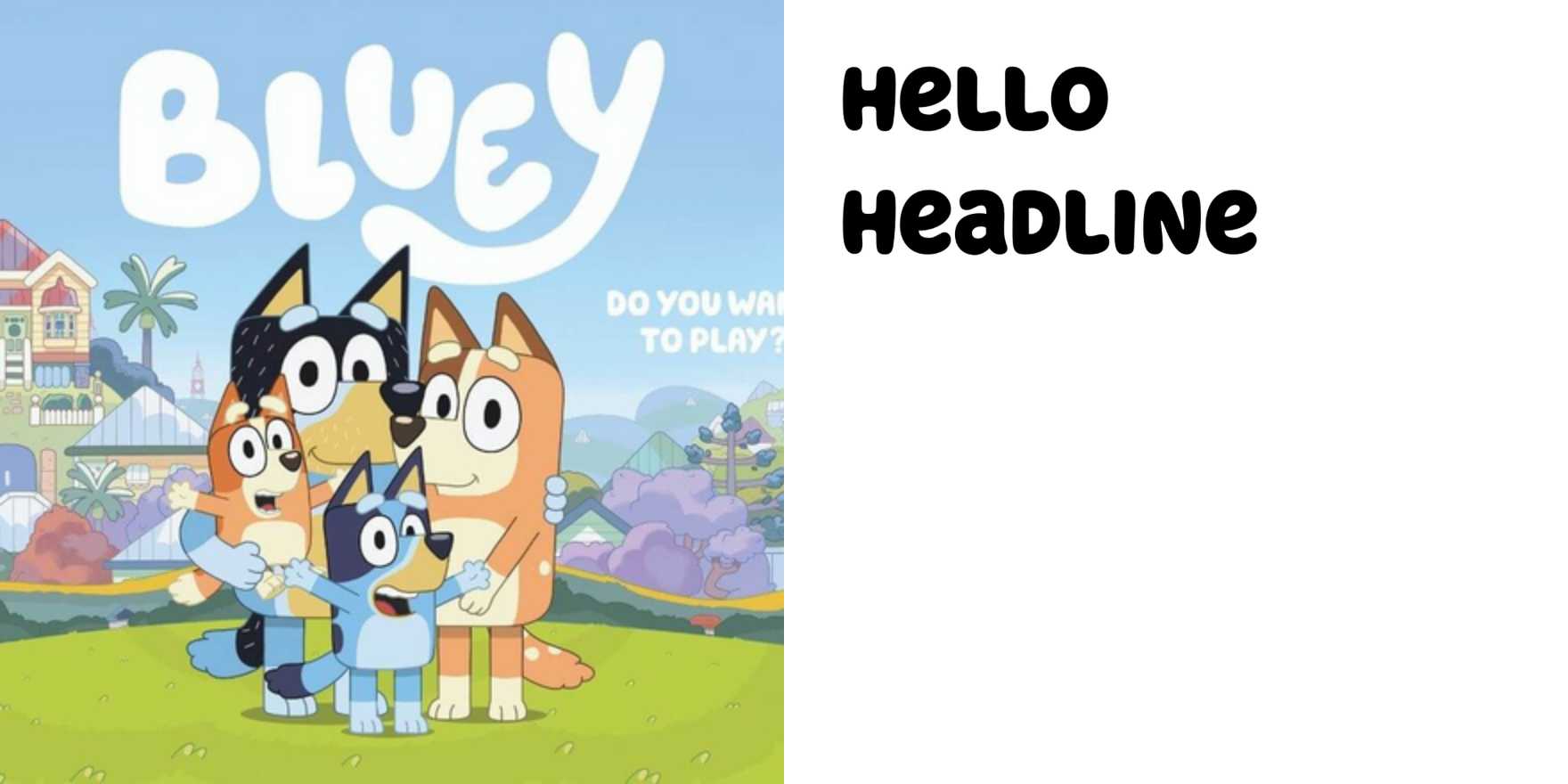 Bluey TV series - Fonts In Use