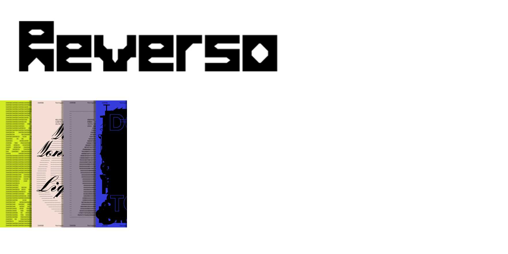 Reverso in use - Fonts In Use