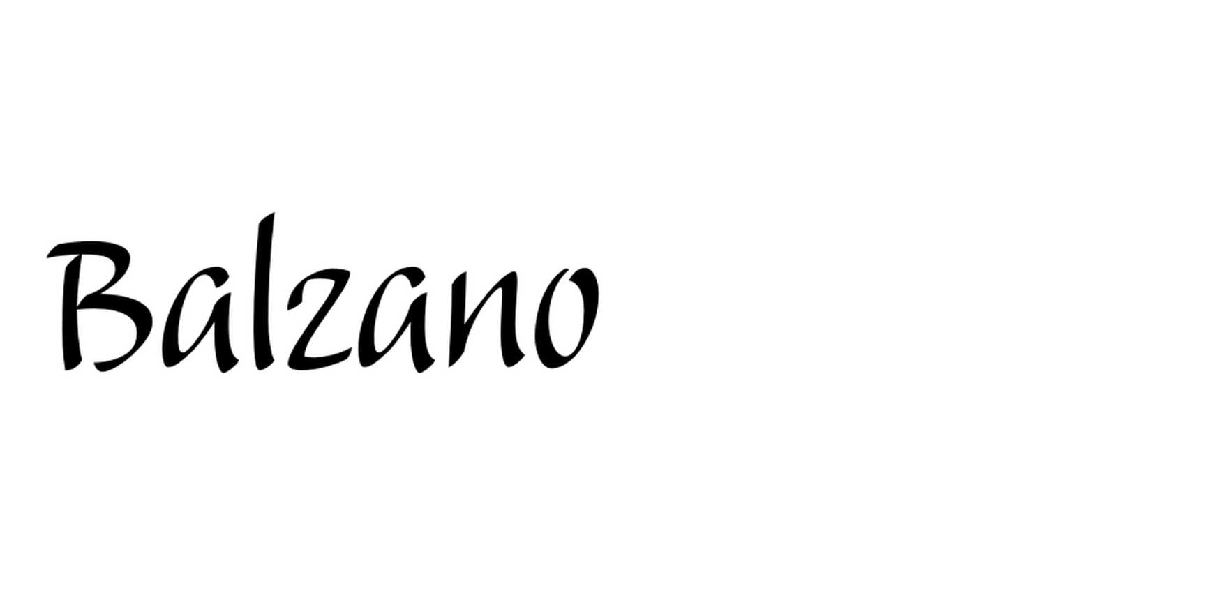 Balzano in use - Fonts In Use