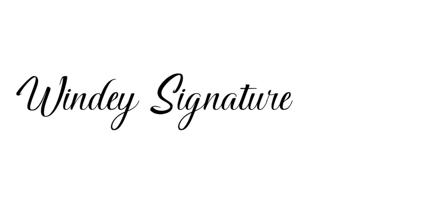 Windey Signature in use - Fonts In Use