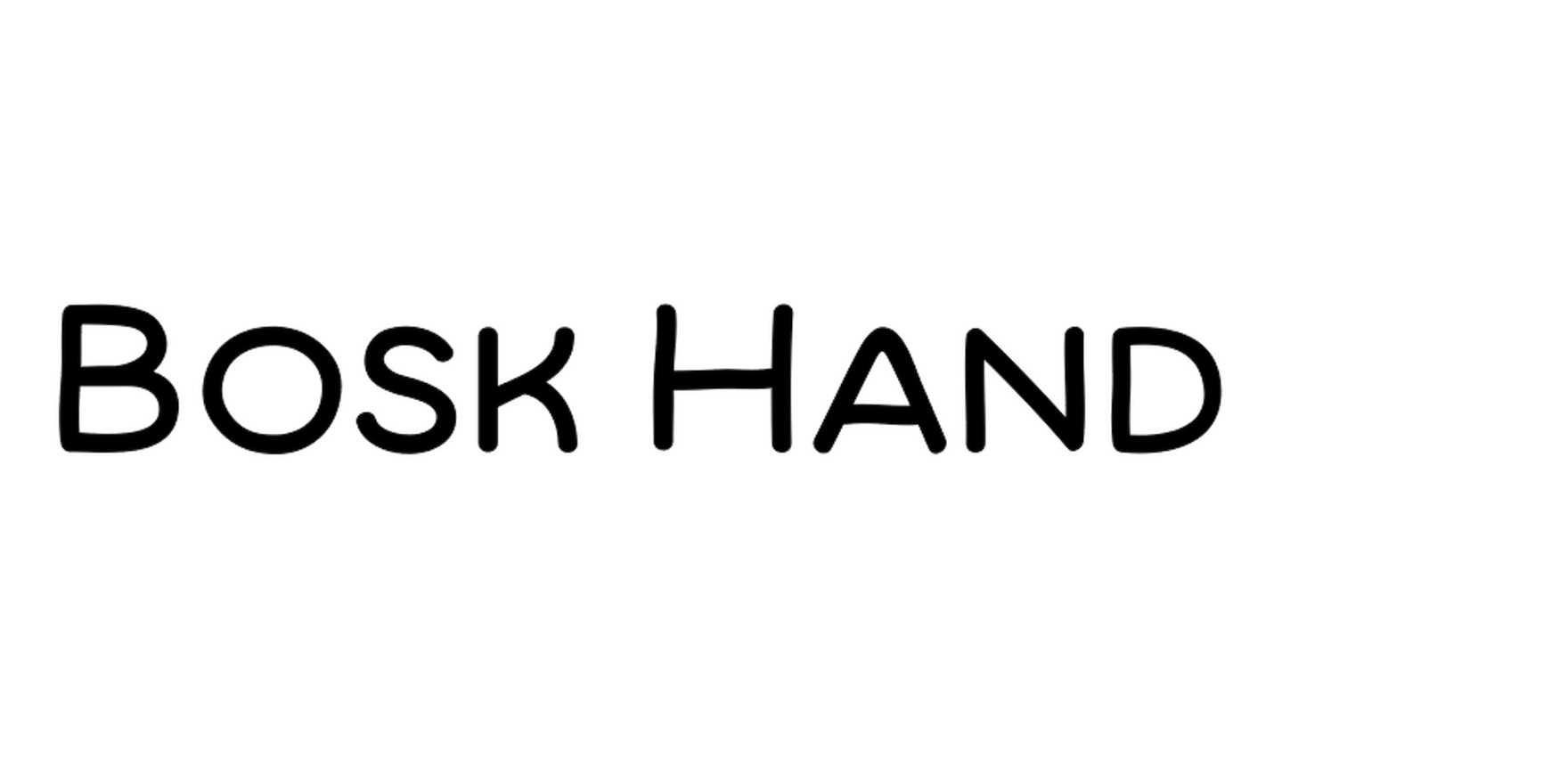 Bosk Hand in use - Fonts In Use