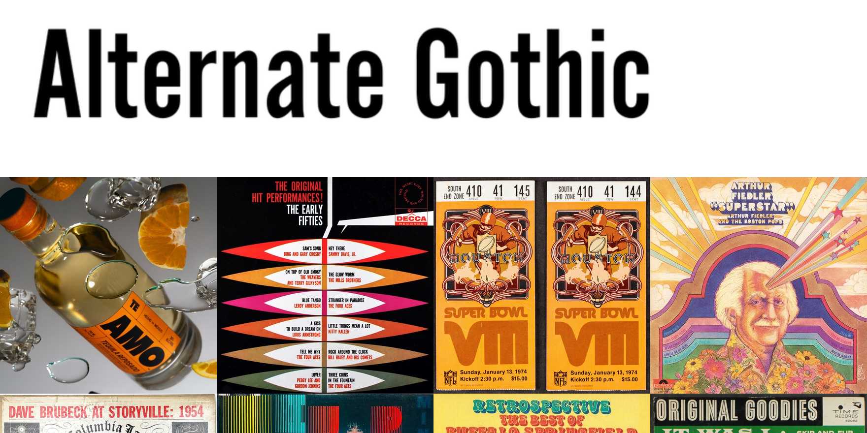 Alternate Gothic in use - Fonts In Use