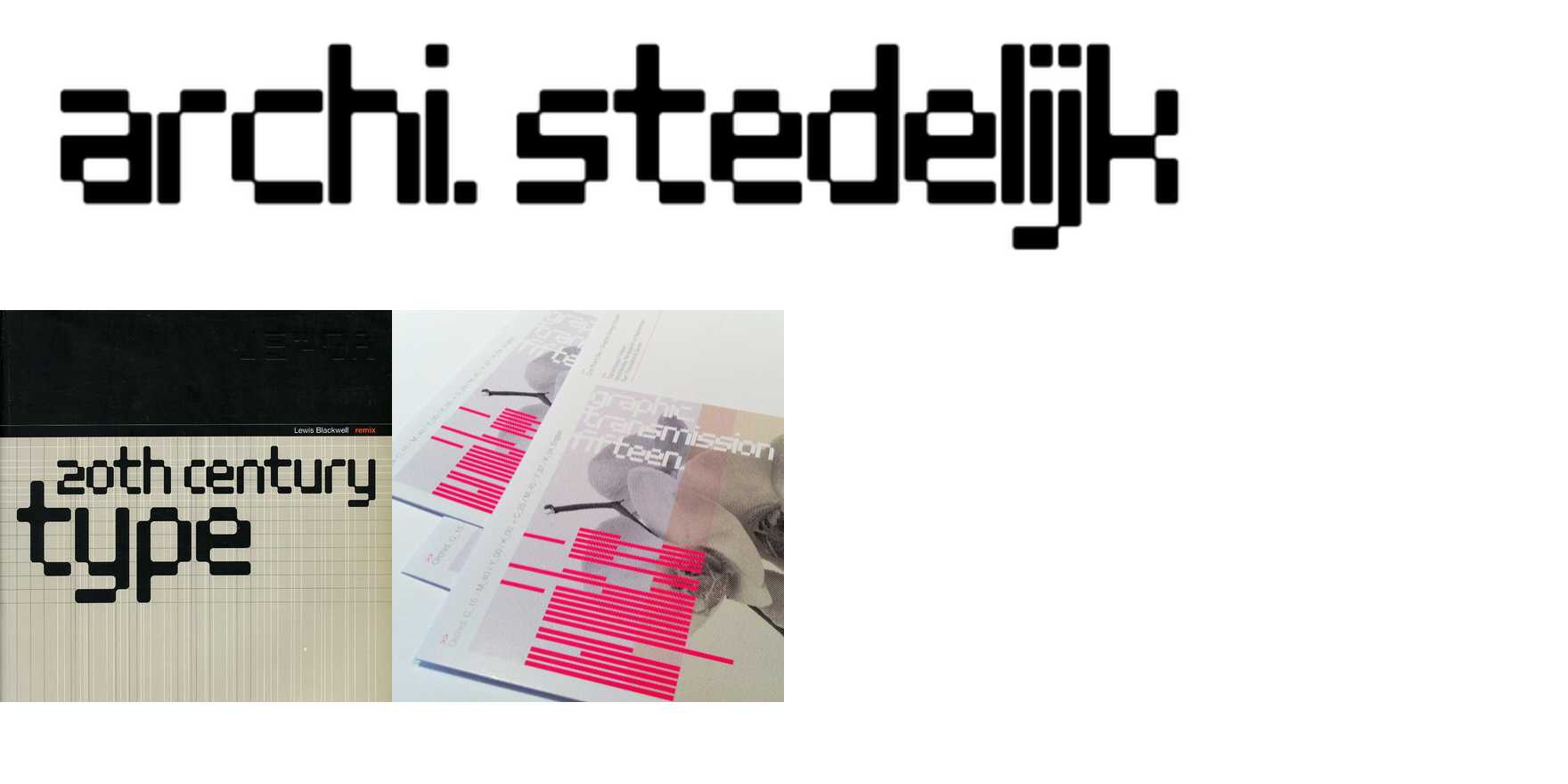 Architype Stedelijk in use - Fonts In Use