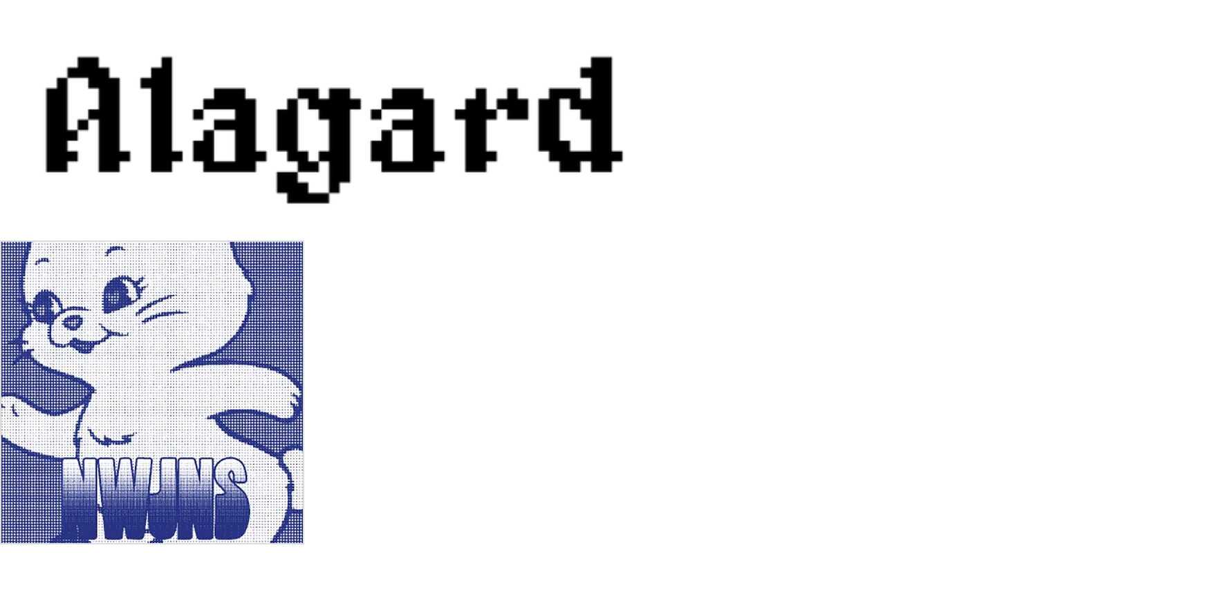 Alagard in use - Fonts In Use
