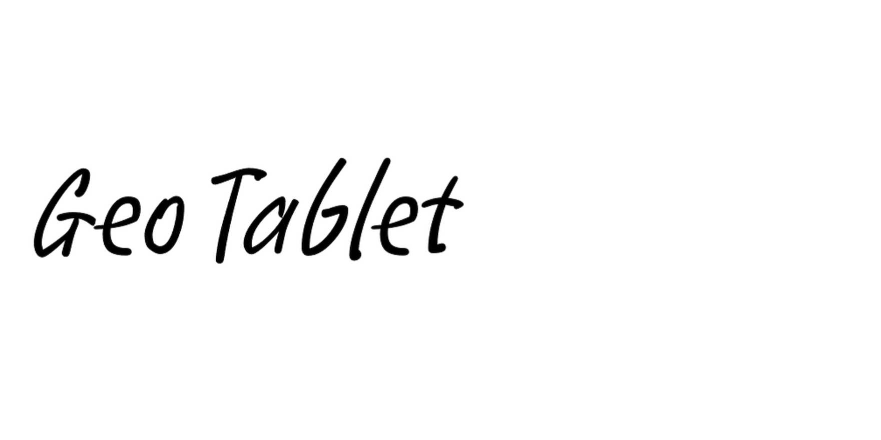 Geo Tablet in use - Fonts In Use