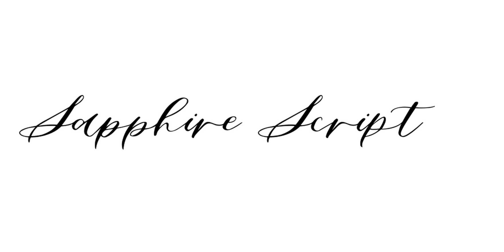 Sapphire Script in use - Fonts In Use