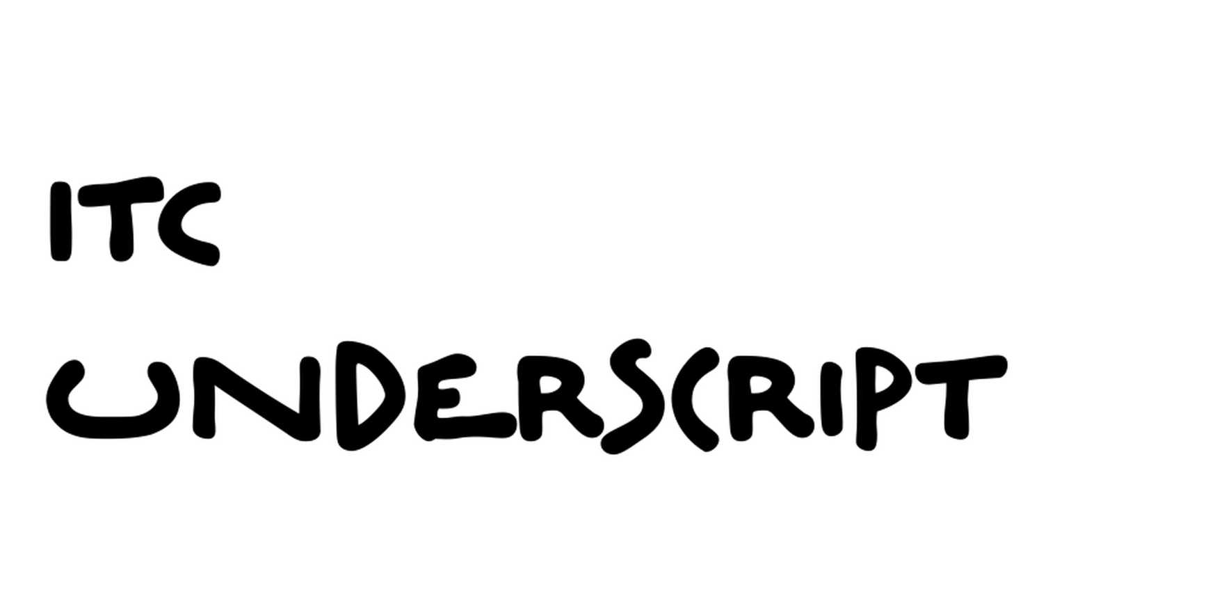 ITC Underscript (ITC) in use - Fonts In Use
