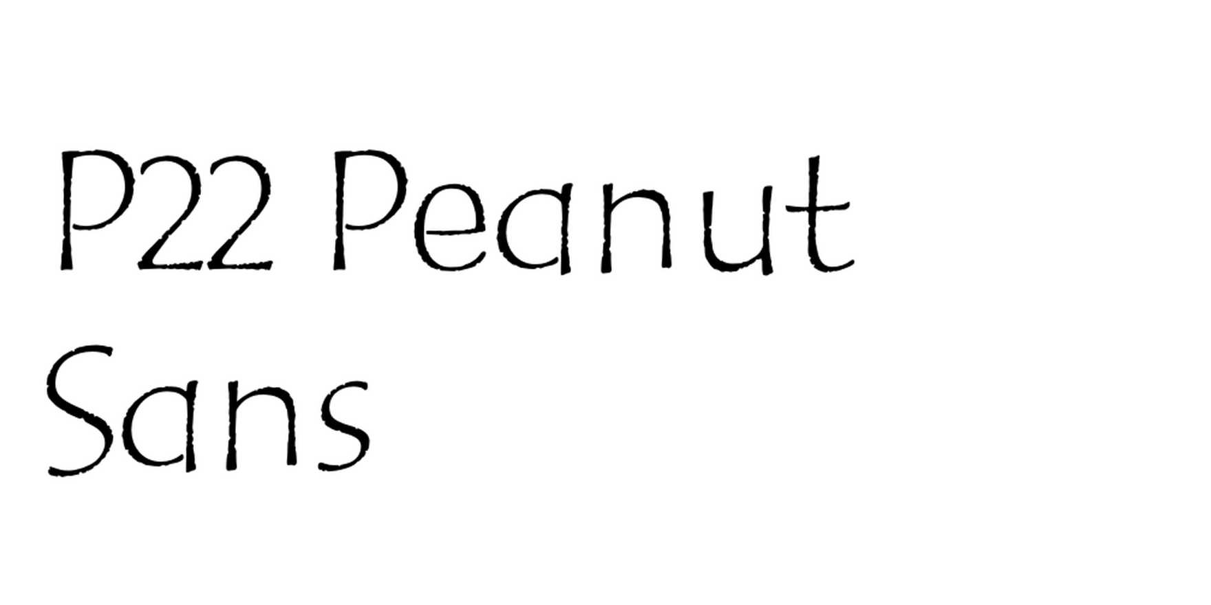 P22 Peanut Sans in use - Fonts In Use