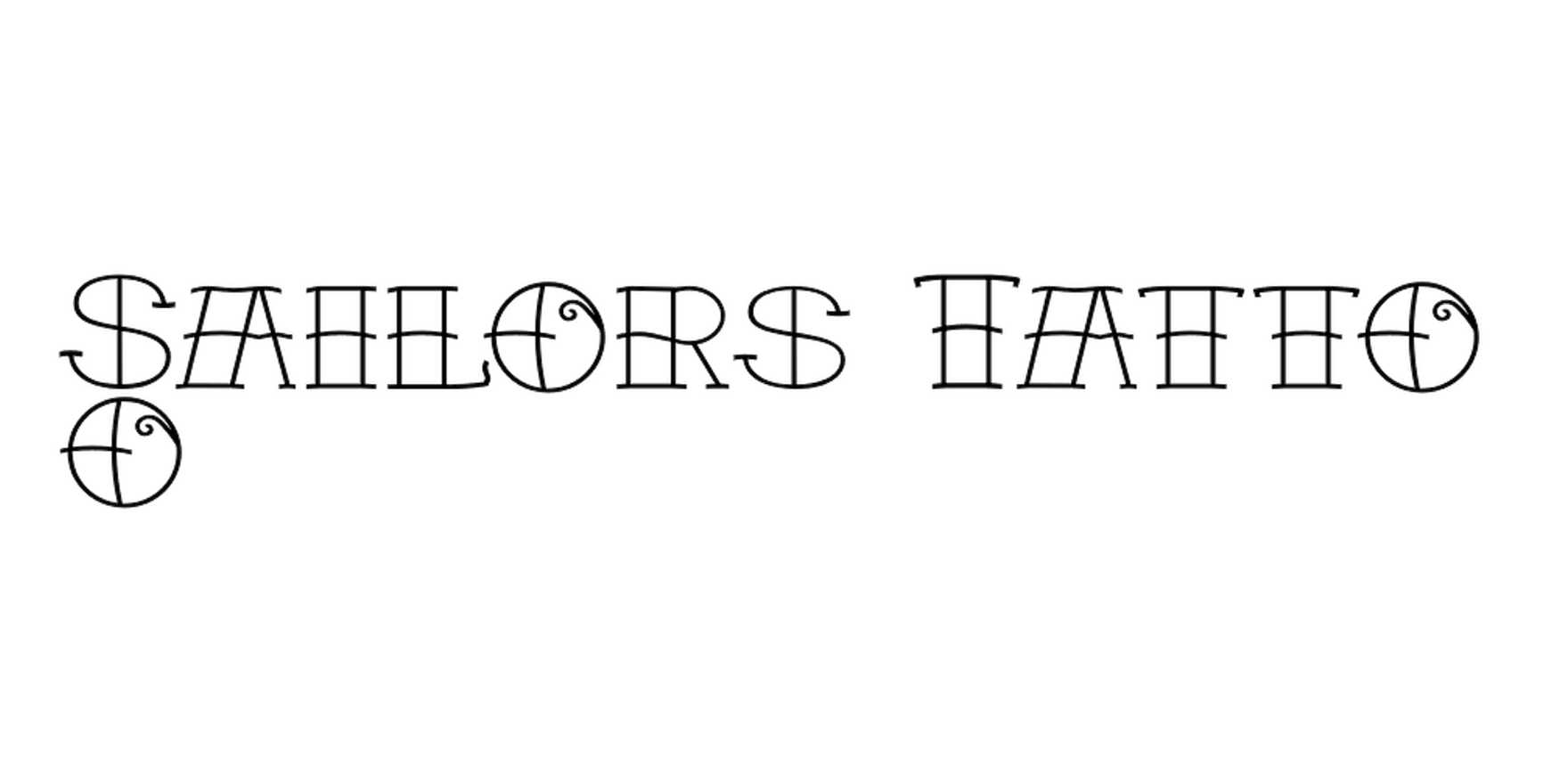 Sailors Tattoo in use - Fonts In Use