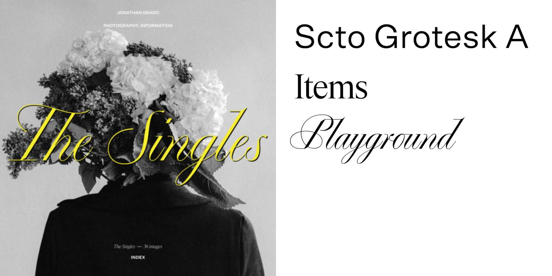 Jonathan Grado website - Fonts In Use
