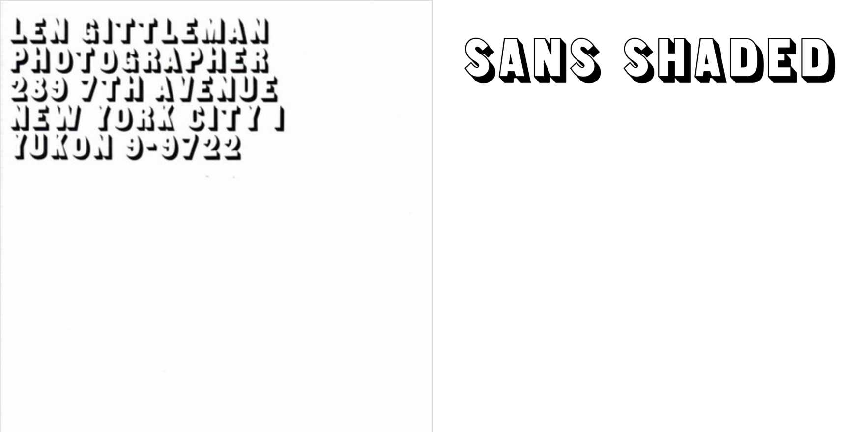 Len Gittleman letterhead - Fonts In Use