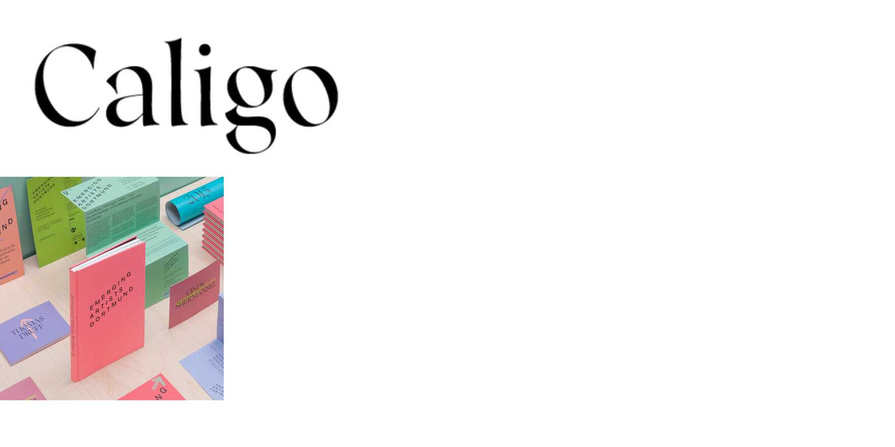 Caligo in use - Fonts In Use