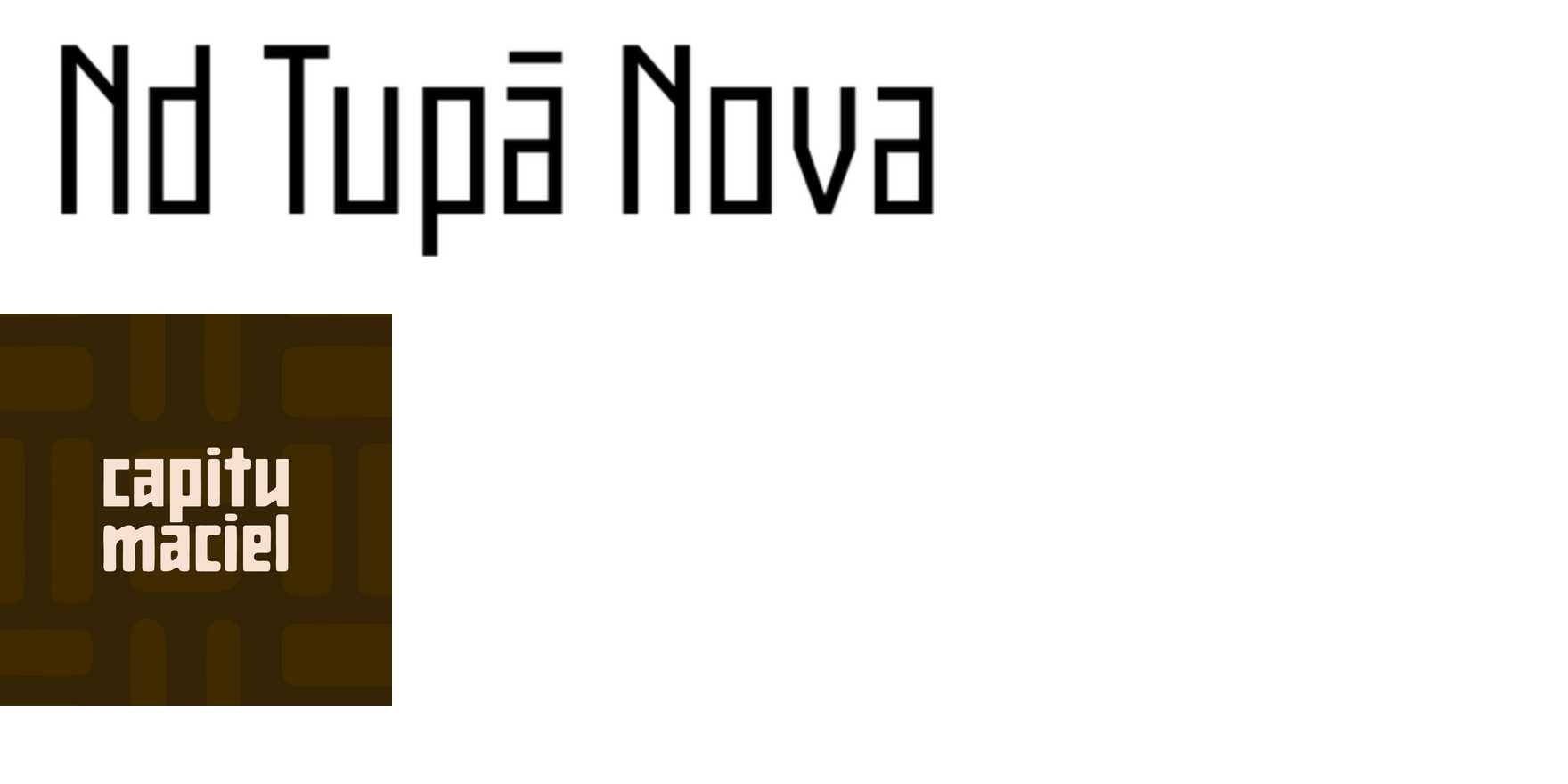 Nd Tupã Nova in use - Fonts In Use