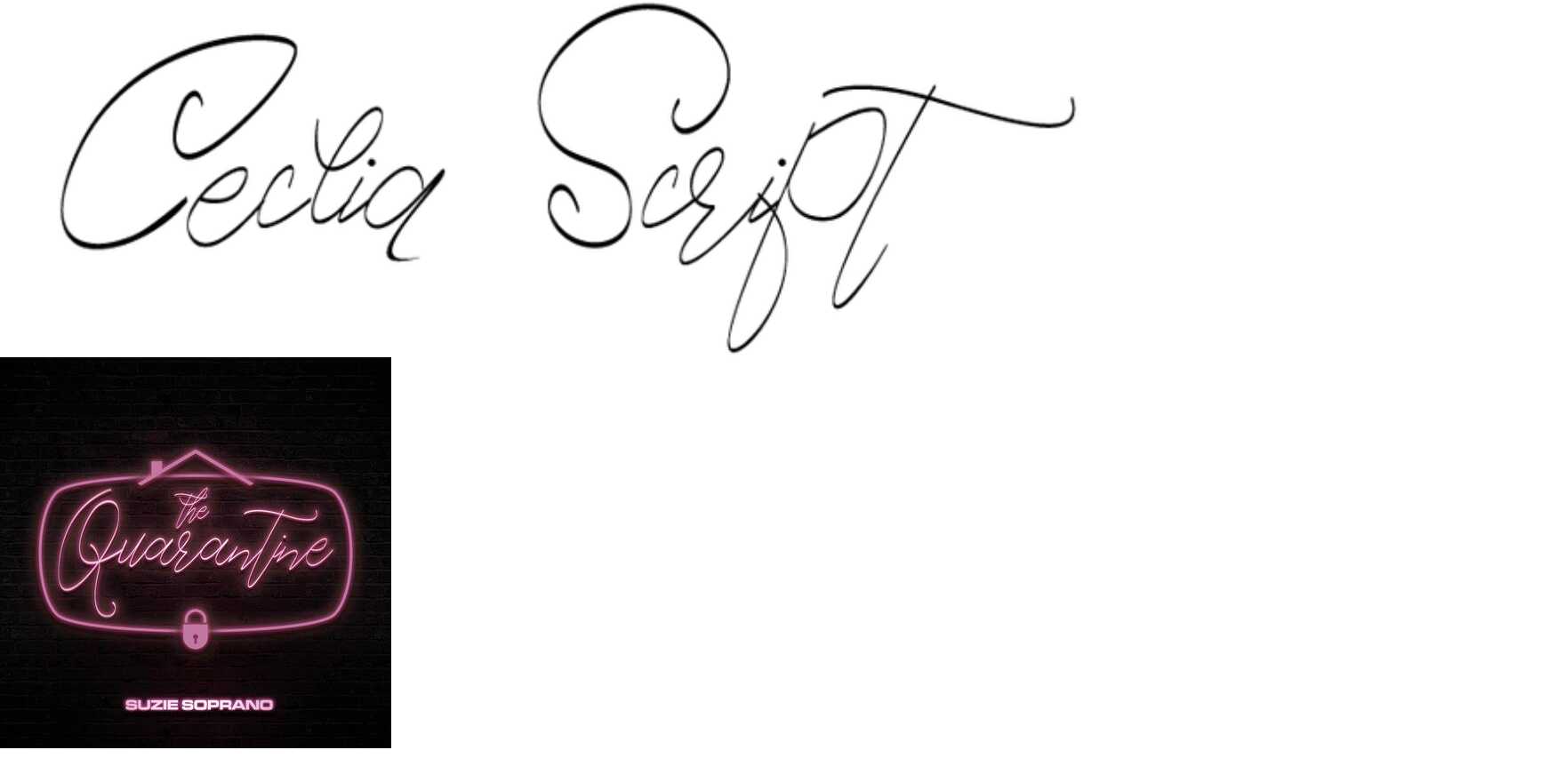 Cecilia Script in use - Fonts In Use