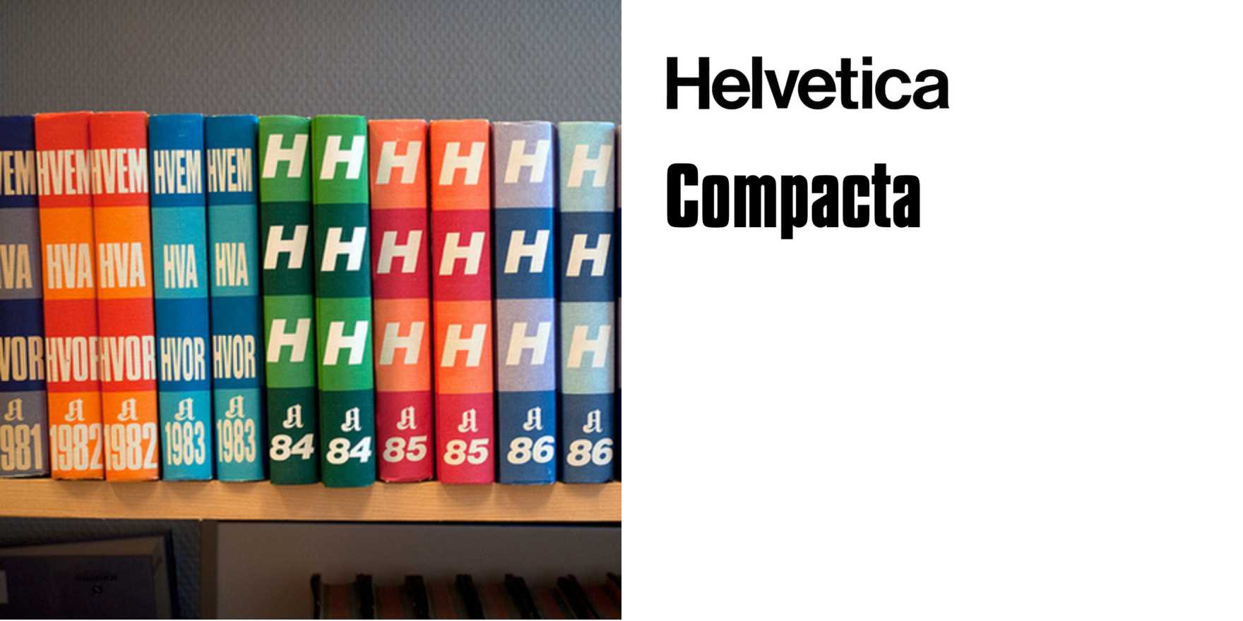 Hvem Hva Hvor (Who What Where) - Fonts In Use