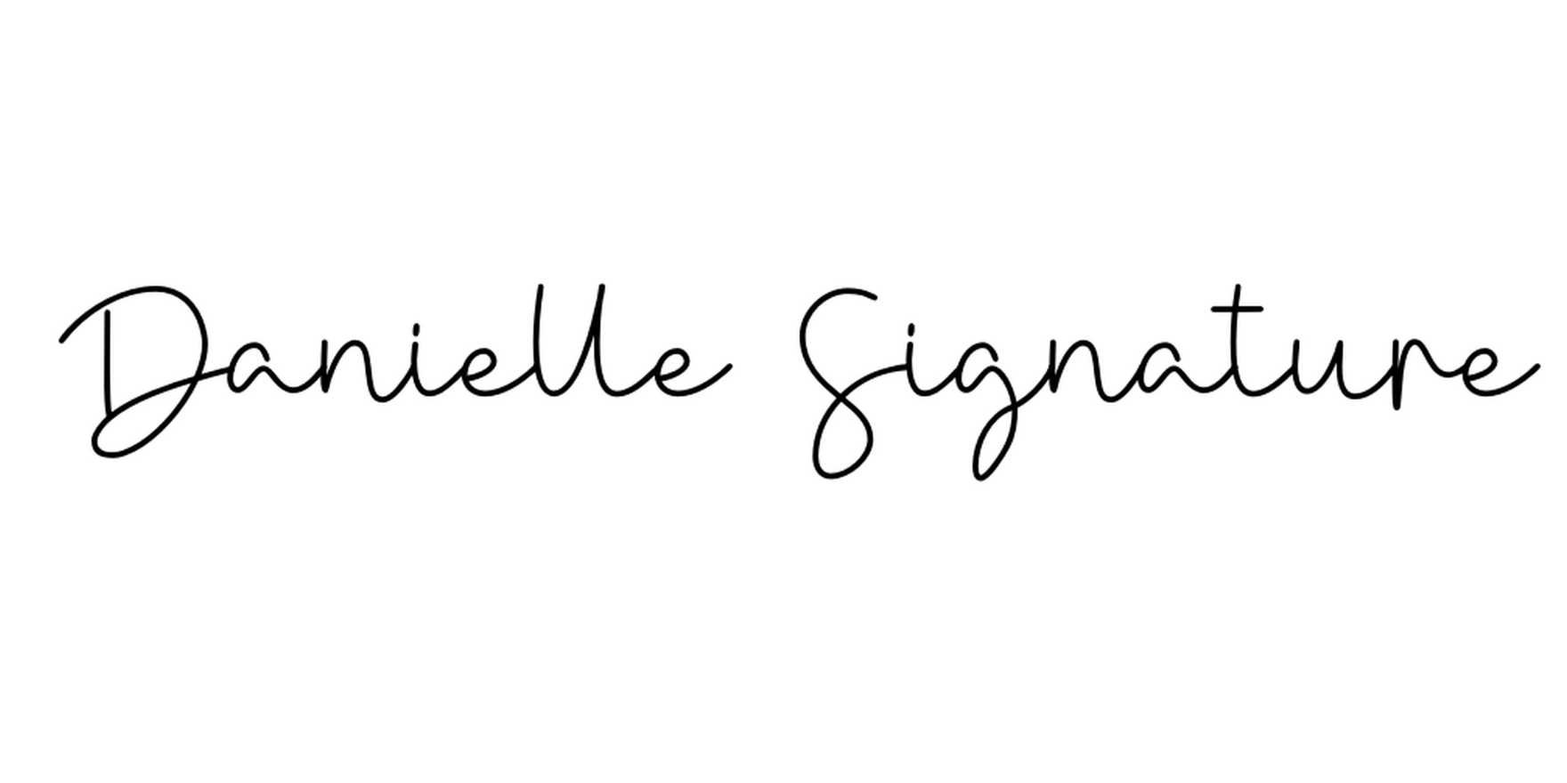 Danielle Signature in use - Fonts In Use