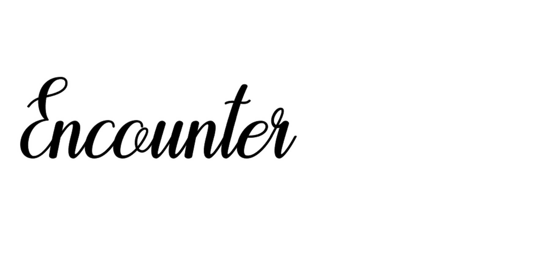 Encounter in use - Fonts In Use