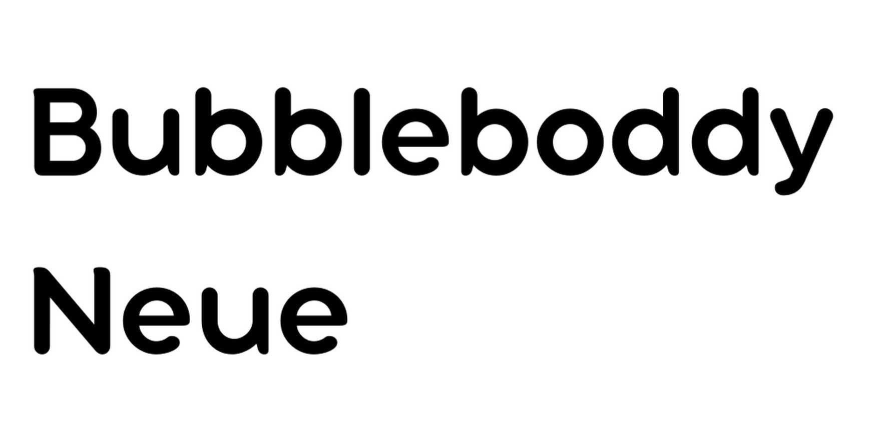 Bubbleboddy Neue in use - Fonts In Use